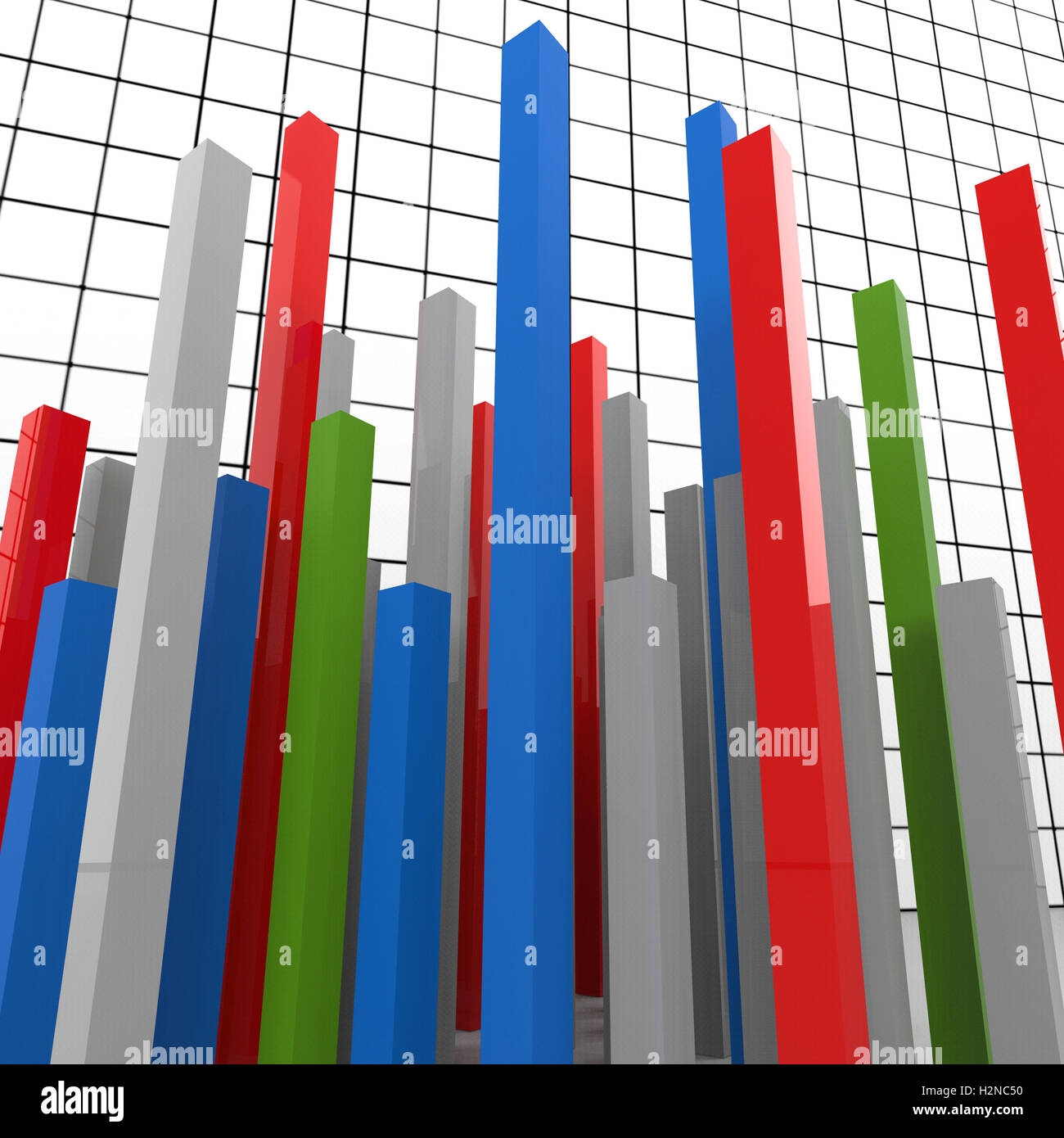 Graph Report Indicating Trend Data And Statistical Stock Photo - Alamy