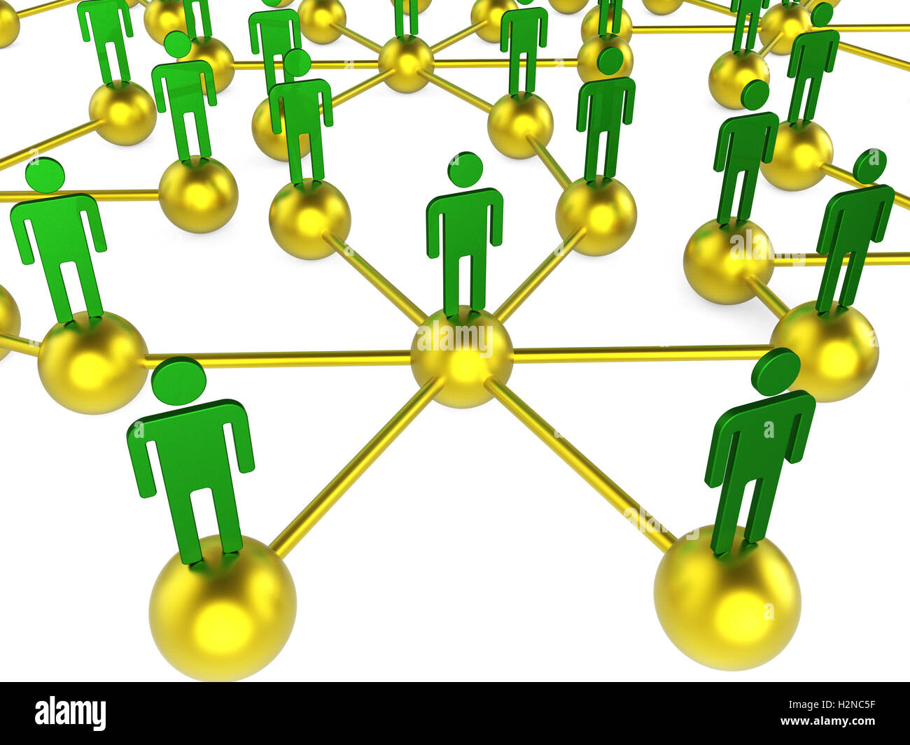 People Network Representing Global Communications And Computing Stock ...