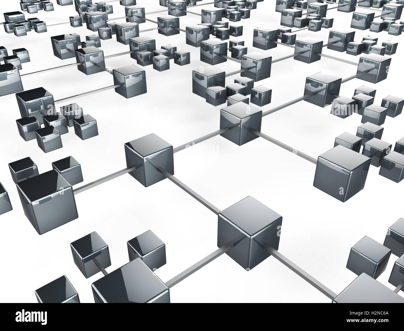 Communication Network Showing Global Communications And Server Stock ...