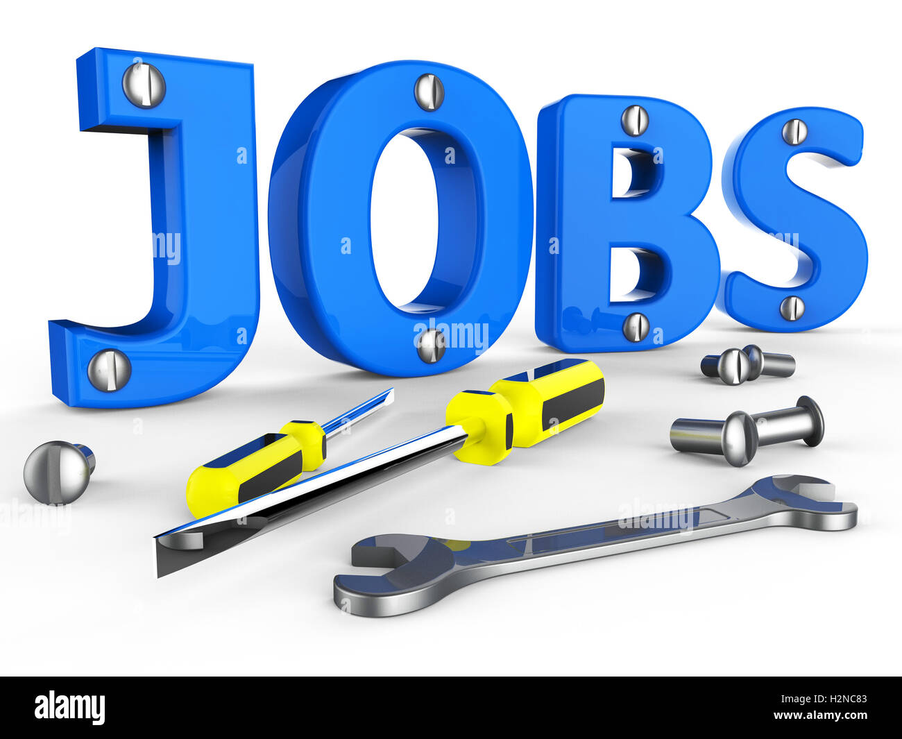Jobs word hi-res stock photography and images - Alamy