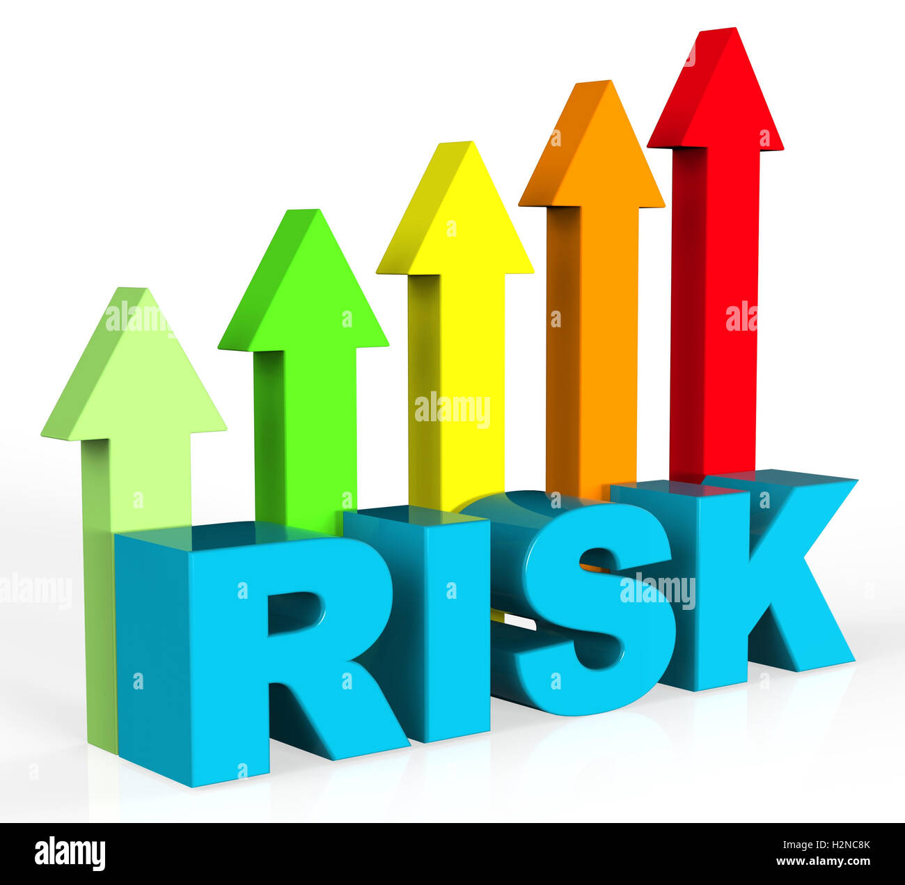 Increase Risk Indicating Financial Gain And Progress Stock Photo - Alamy