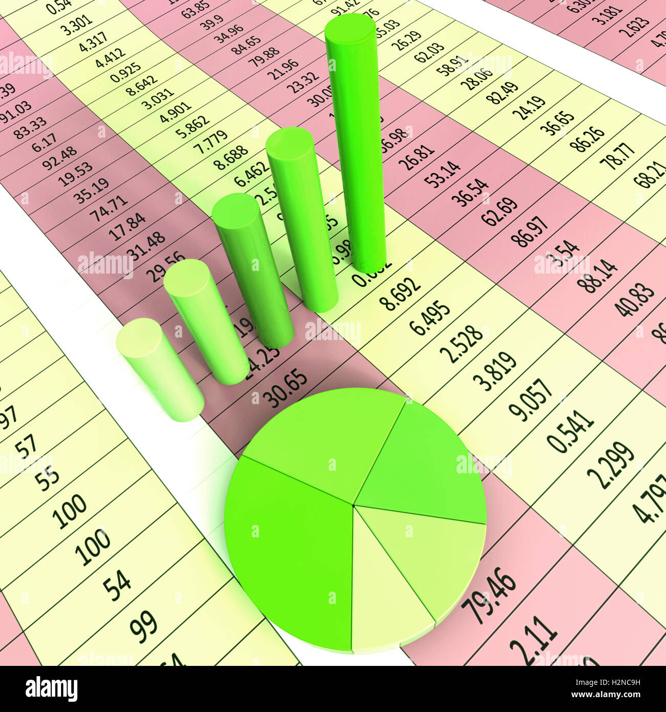 Report Graph Meaning Document Trend And Investment Stock Photo - Alamy