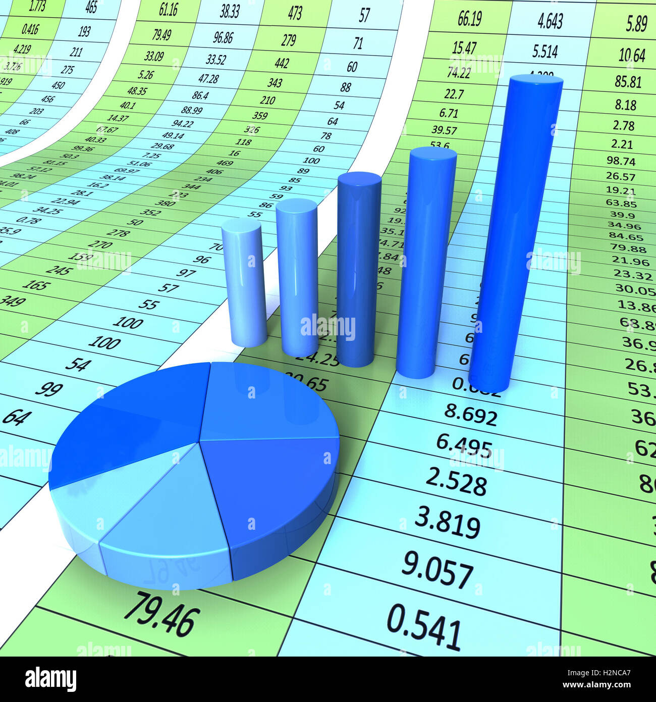 Report Graph Indicating Data Graphic And Forecast Stock Photo - Alamy