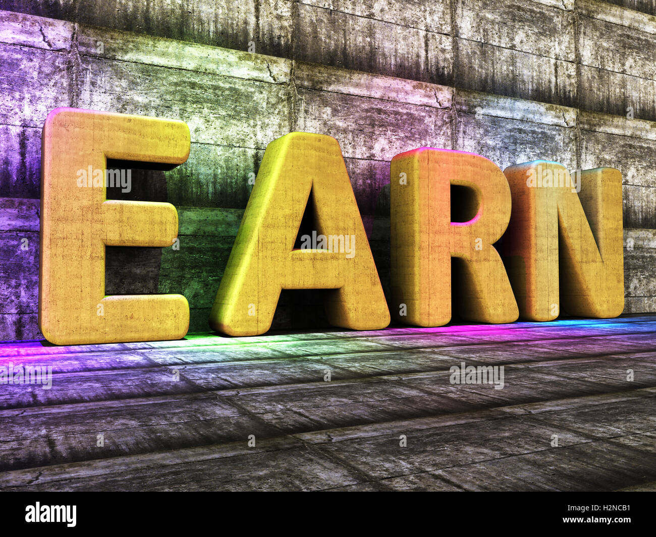Earn word hi-res stock photography and images - Alamy