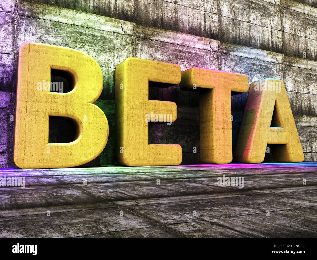 Beta Software Indicating Demo Download And Trial Stock Photo - Alamy