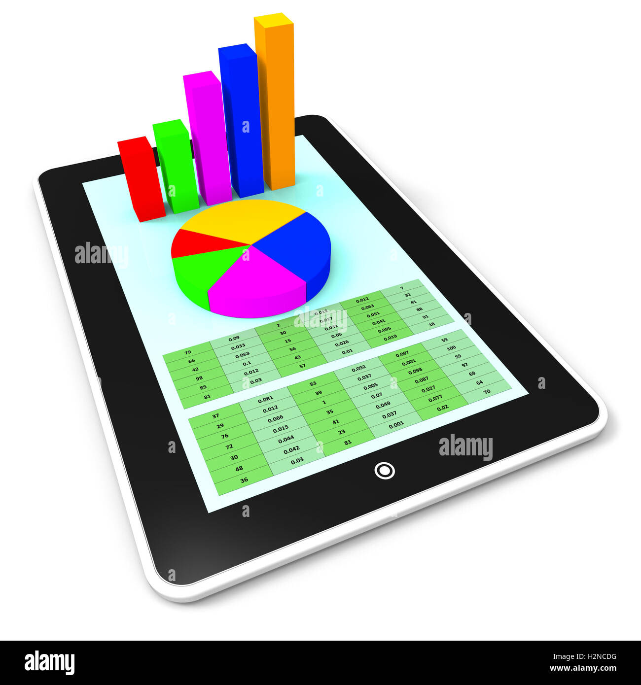 Online Report Indicating World Wide Web And Business Graph Stock Photo ...