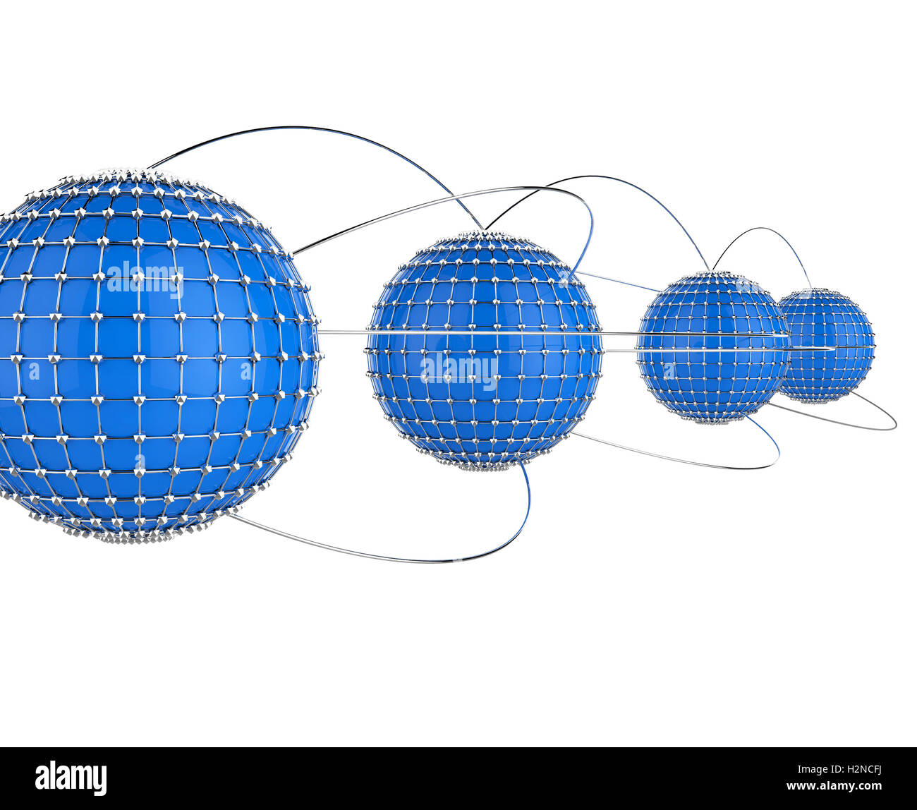 Interconnected Network Indicating Global Communications And Worldwide ...