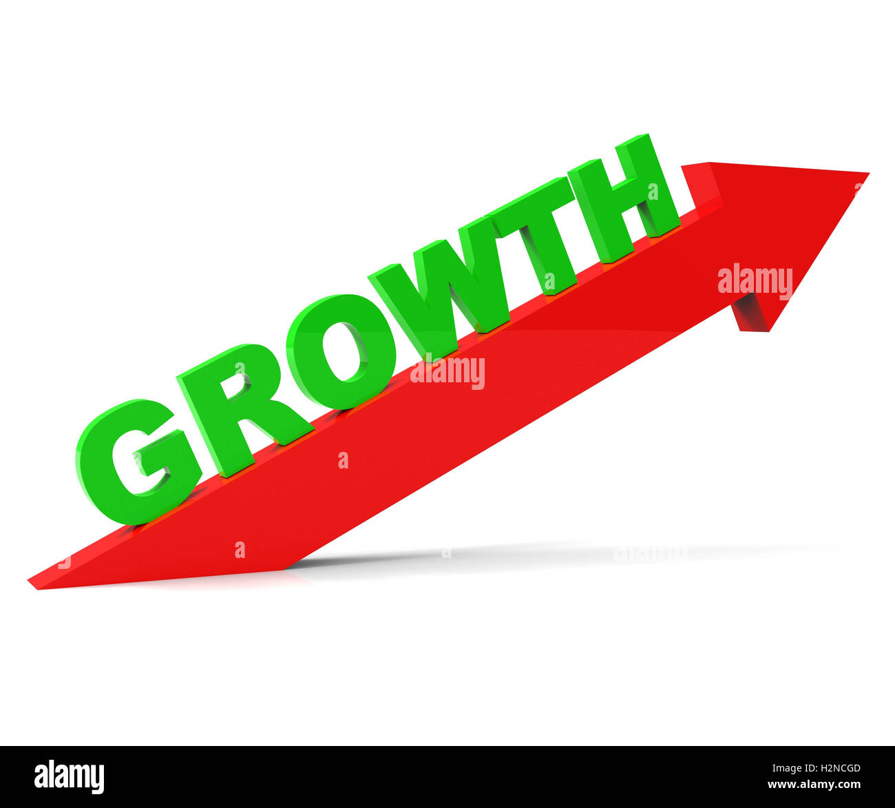 Increase Growth Meaning Arrow Improvement And Success Stock Photo - Alamy
