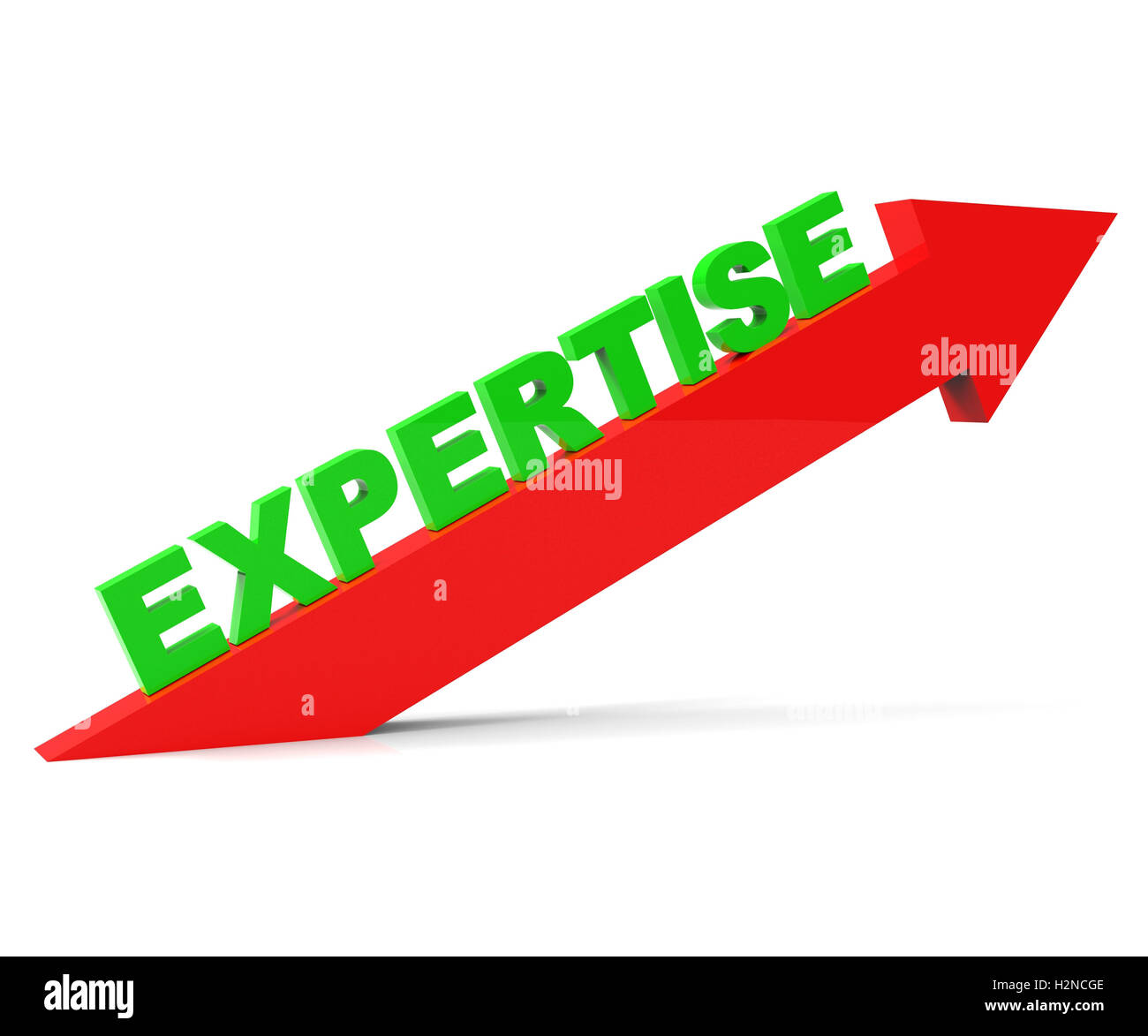 Increase Expertise Showing Upward Training And Progress Stock Photo - Alamy