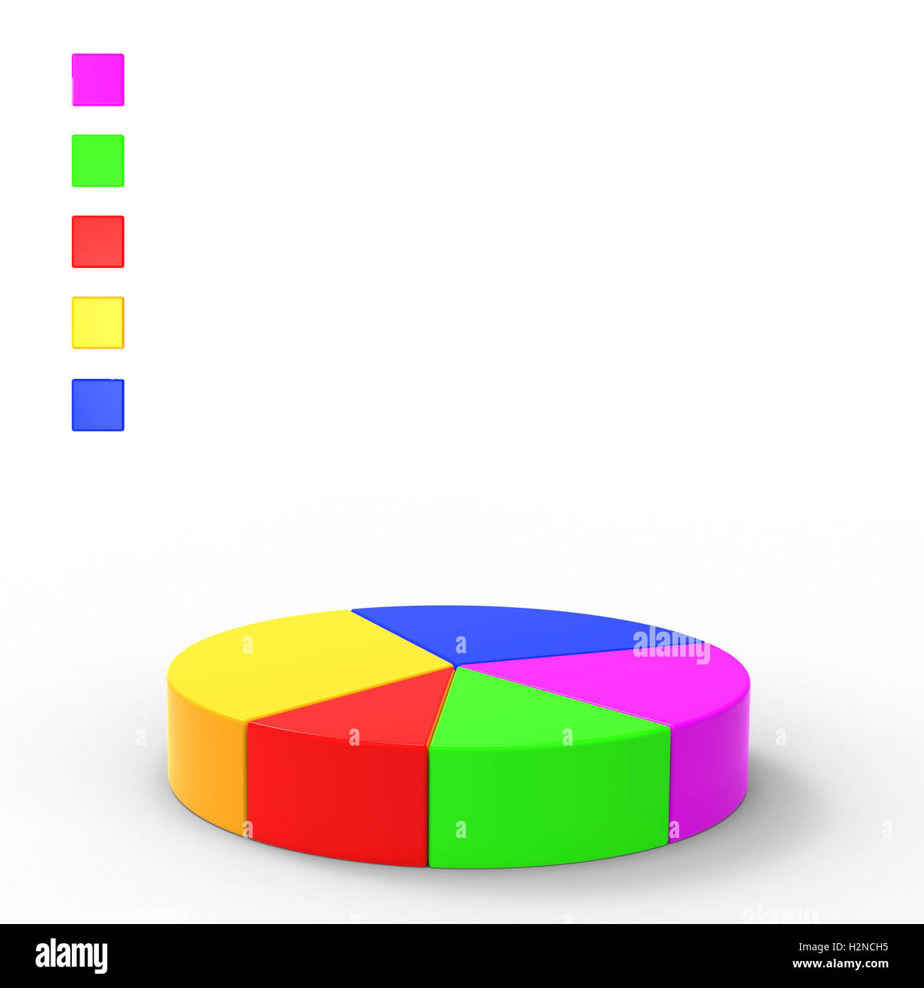 Pie Chart Showing Business Graph And Graphic Stock Photo - Alamy