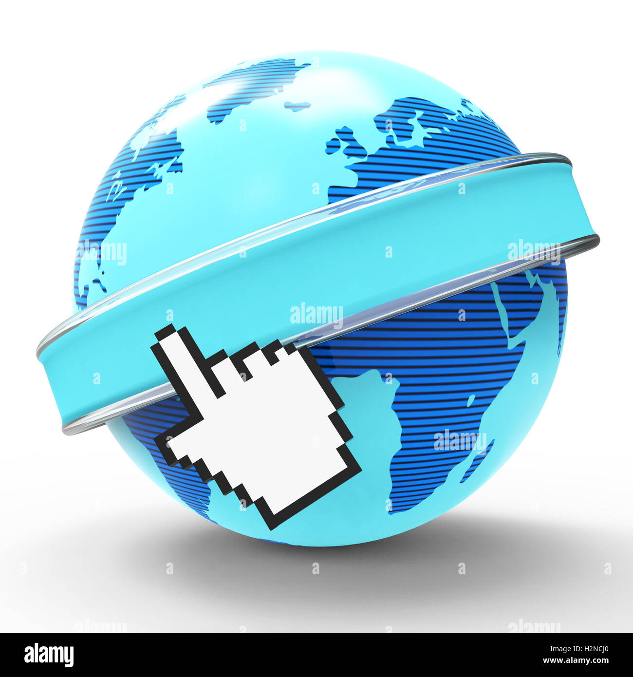 Global Internet Representing World Wide Web And Website Stock Photo - Alamy