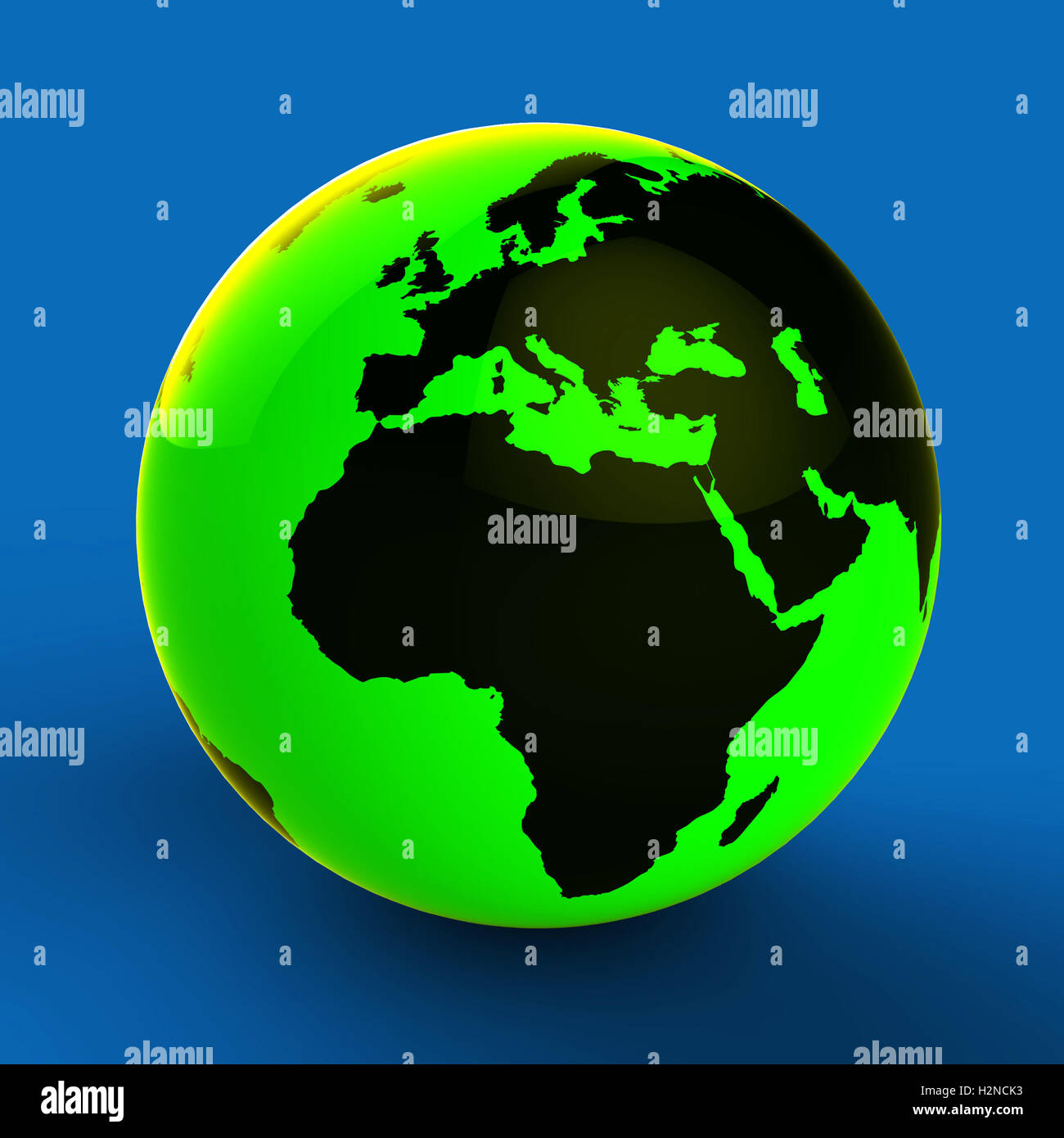 Europe Africa Globe Meaning Global Country And Nation Stock Photo - Alamy