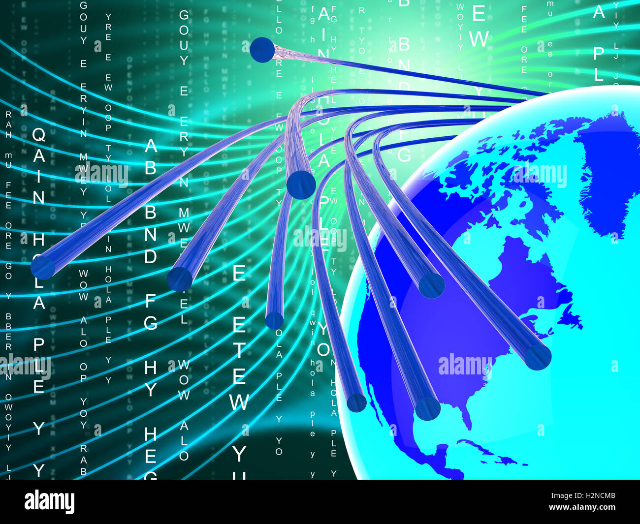 Fiber network hi-res stock photography and images - Alamy