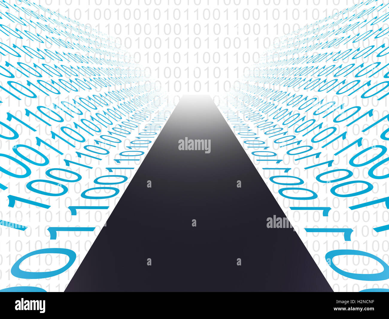 Digital Path Meaning Hi Tech And Data Stock Photo - Alamy