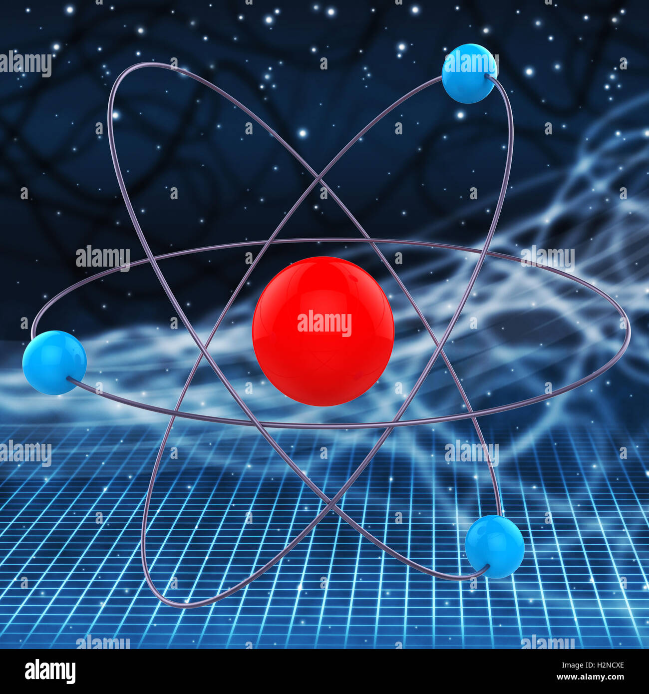 Atom molecule hi-res stock photography and images - Alamy