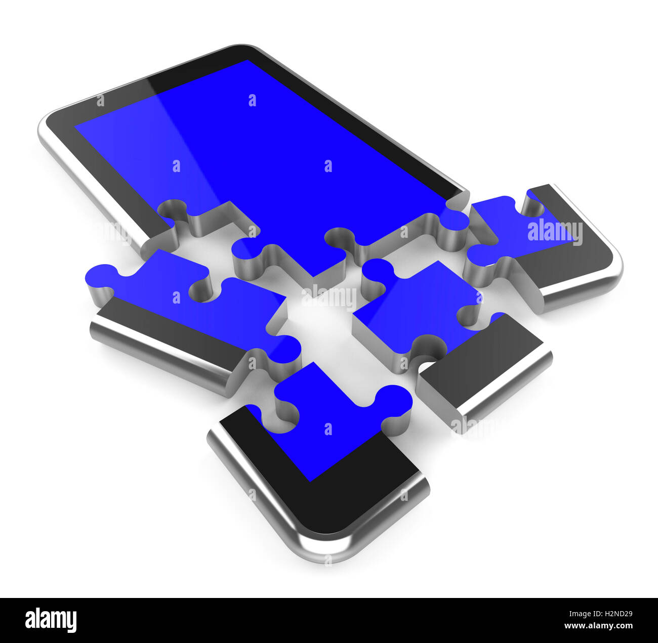 Phone Connection Showing Lan Network And Connected Stock Photo - Alamy
