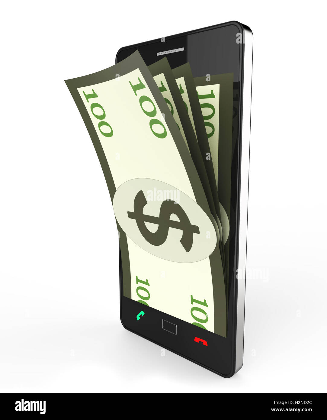 Cash Online Representing World Wide Web And Website Stock Photo - Alamy
