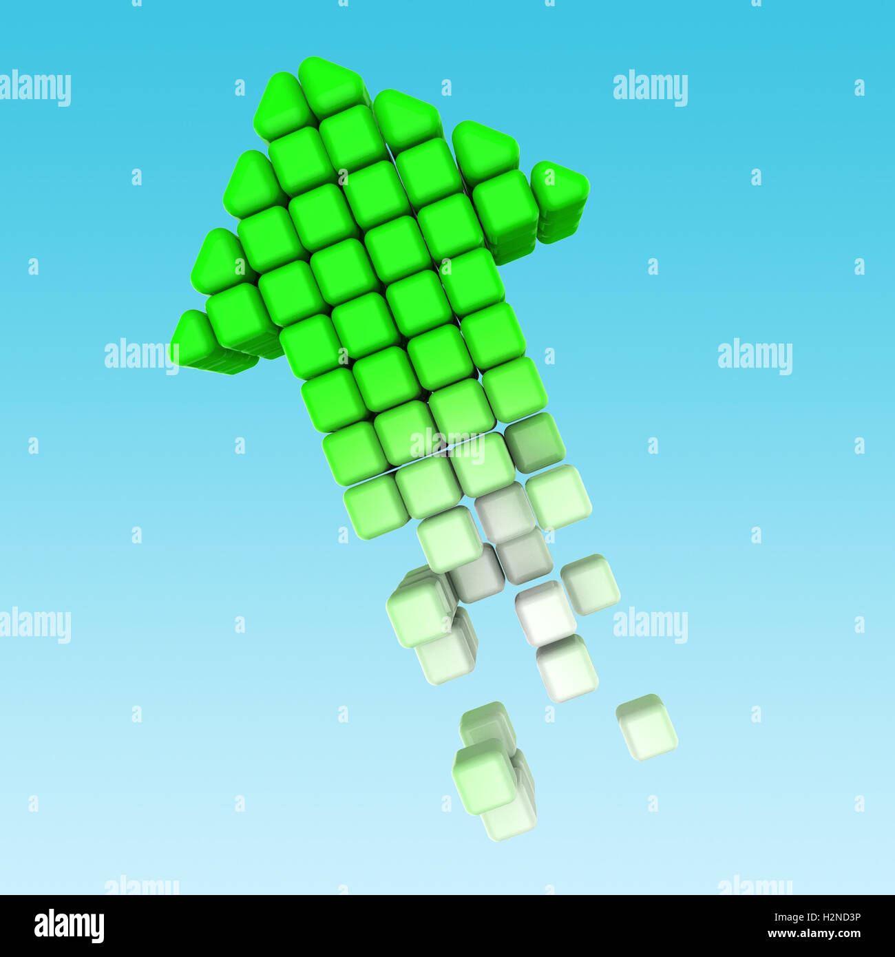 Up Arrow Indicating Improvement Plan And Upward Stock Photo - Alamy