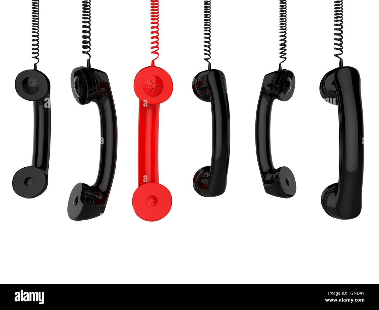 Call Us Phone Indicating Chat Talking And Communicate Stock Photo - Alamy