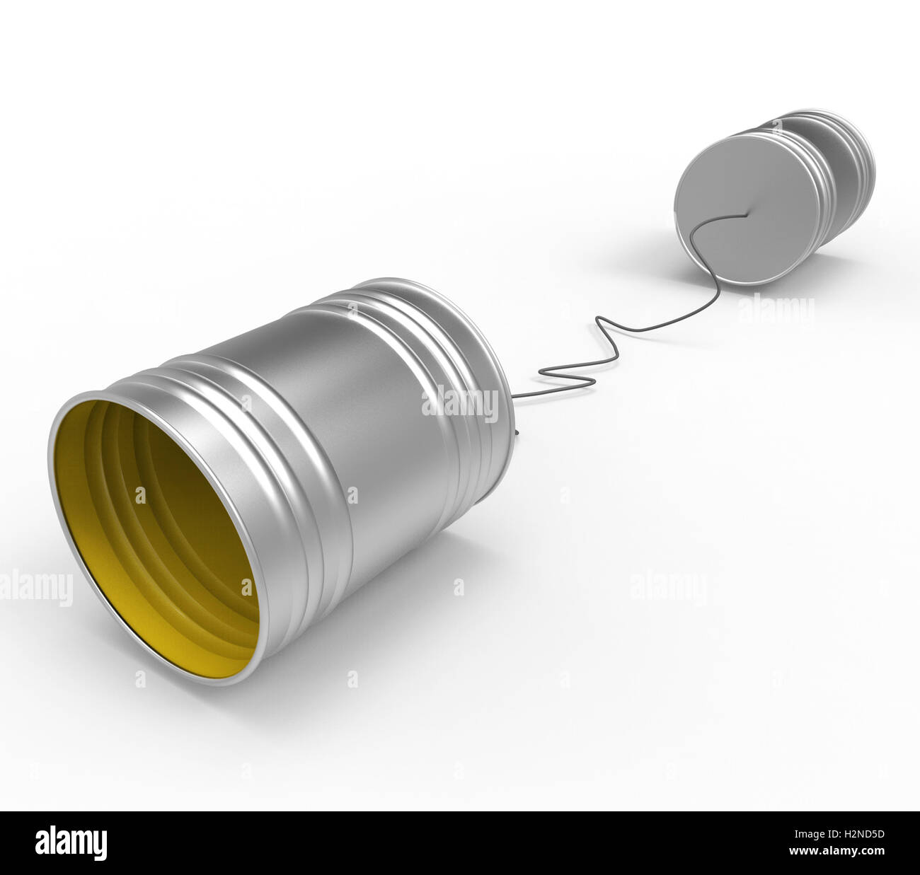 Phone Conversation Indicating Chit Chat And Discussion Stock Photo - Alamy