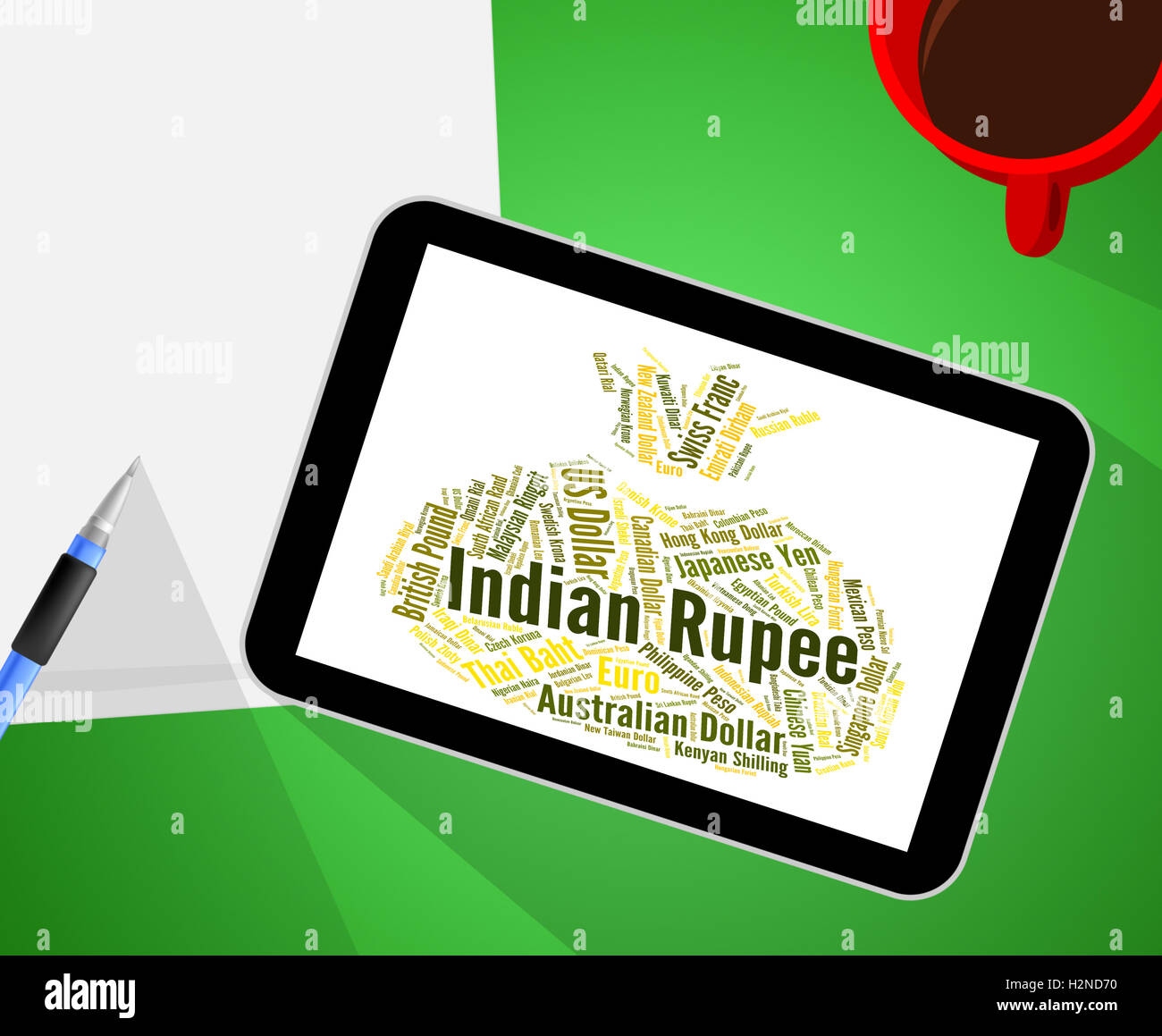 Rupee exchange rate hi-res stock photography and images - Alamy
