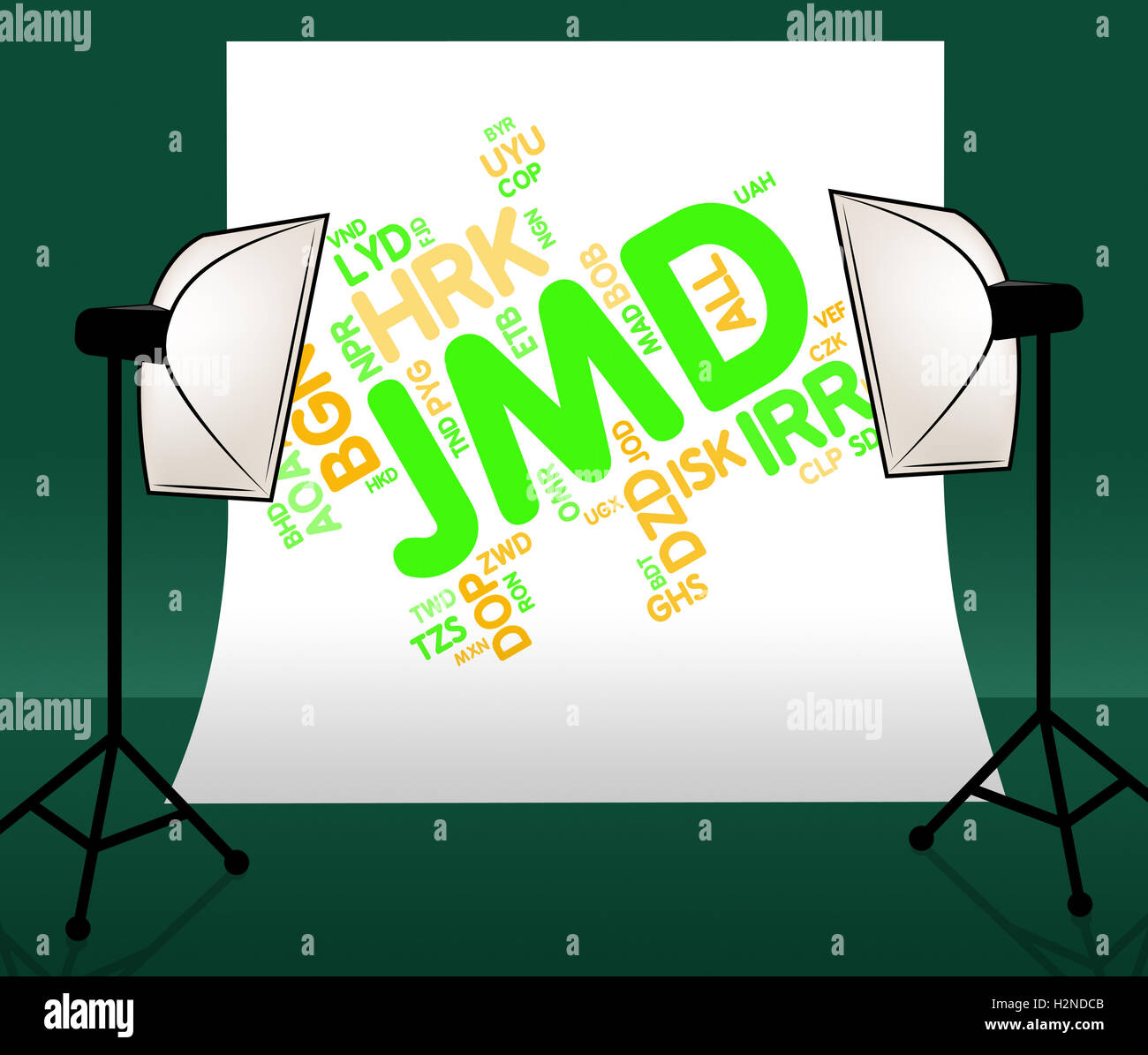 Jmd Currency Indicating Exchange Rate And Dollars Stock Photo - Alamy