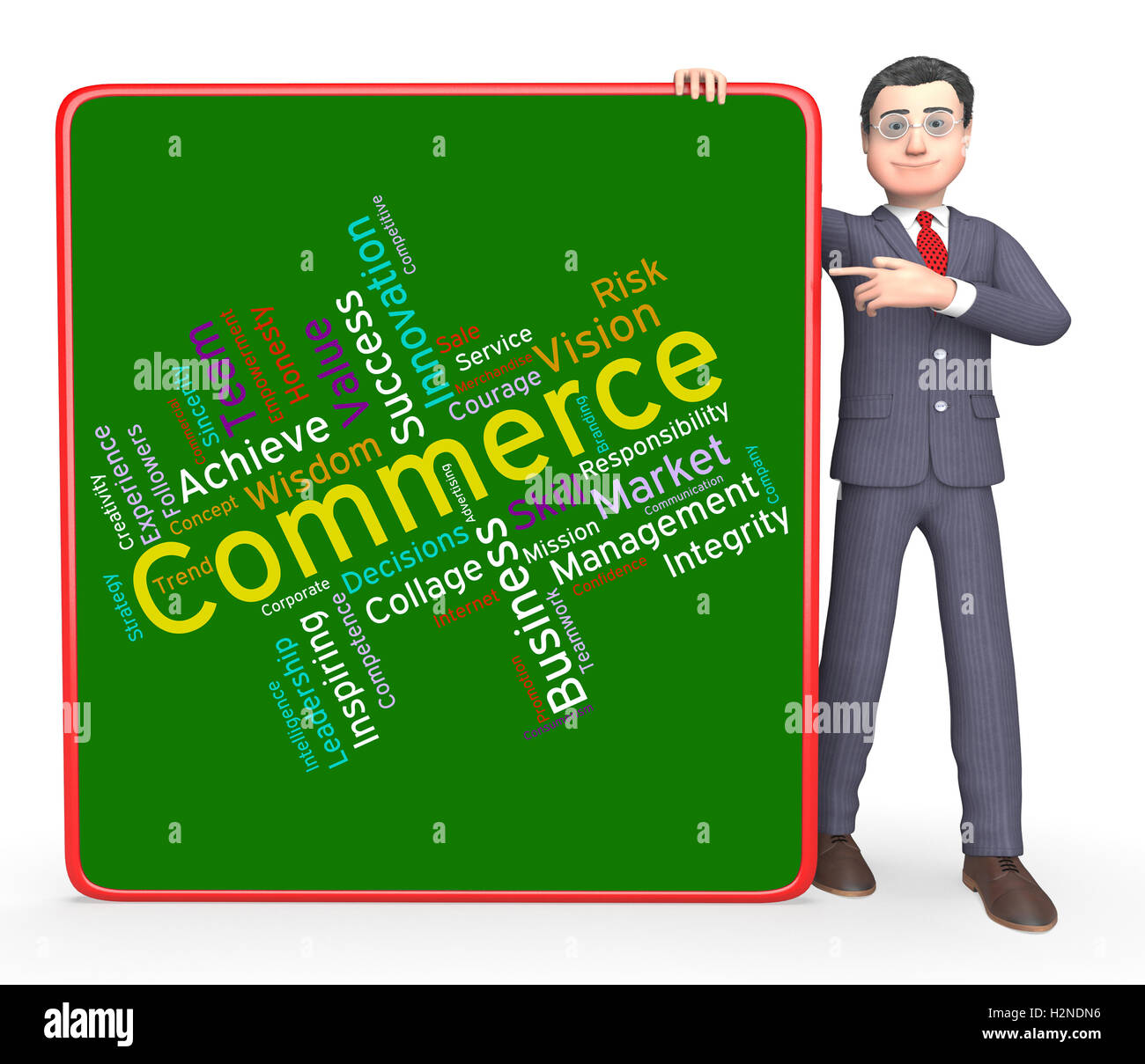 Trade word meaning business commerce hi-res stock photography and ...