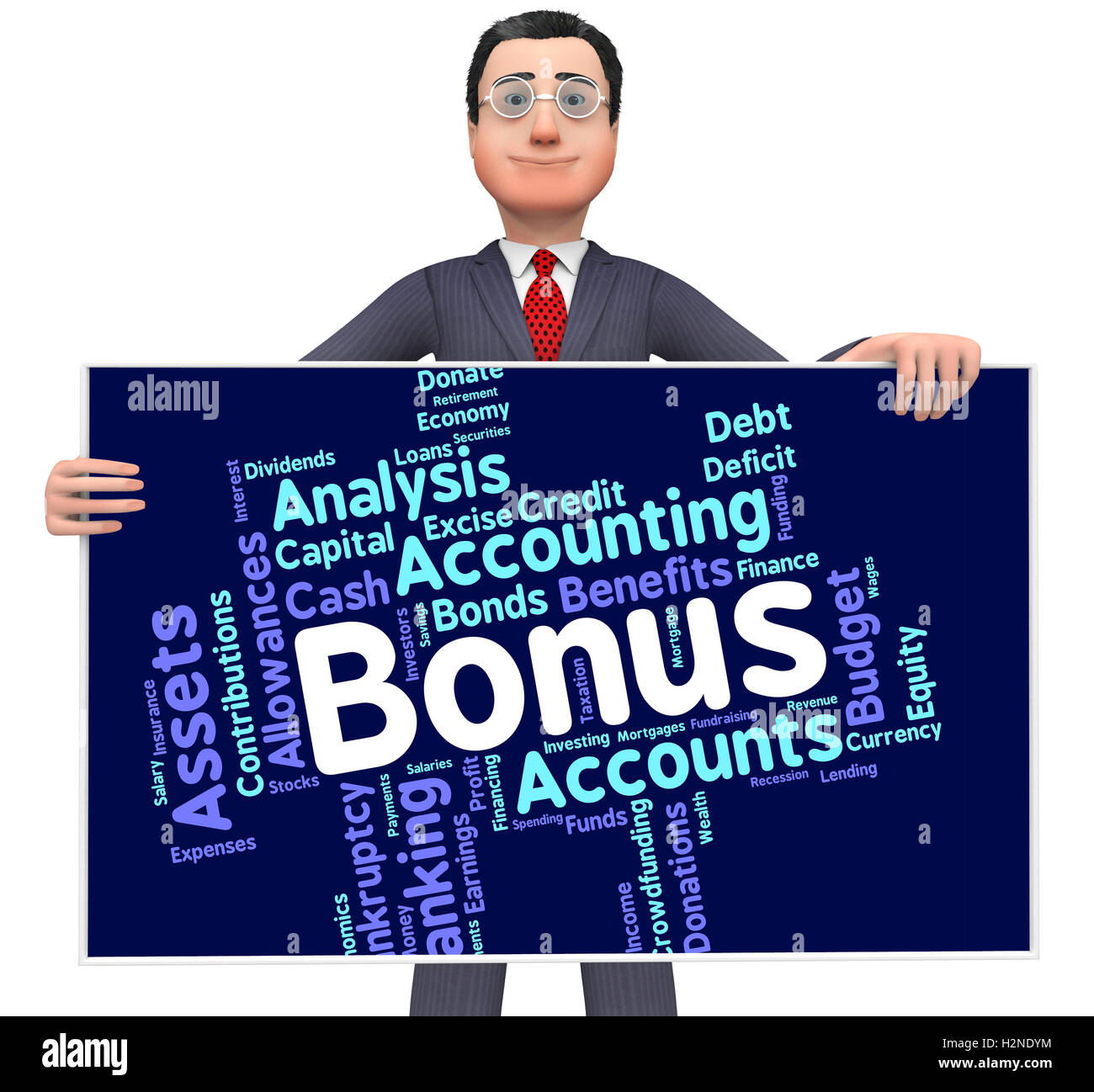 Bonus Word Meaning For Free And Wordcloud Stock Photo - Alamy