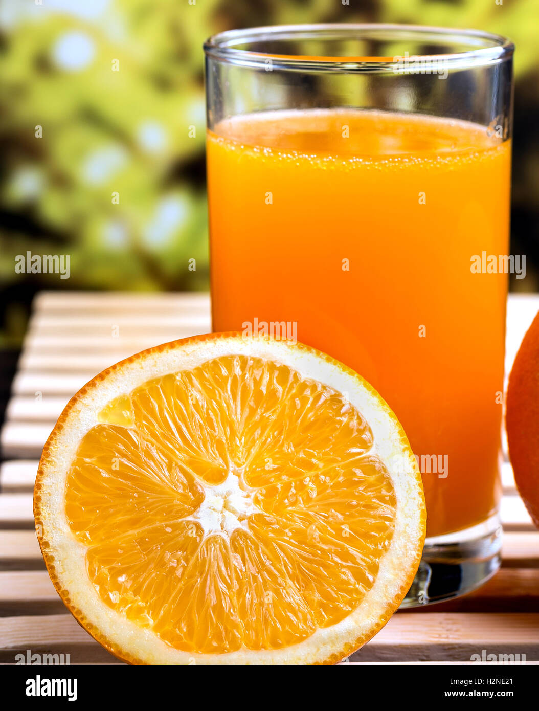 Freshly Squeezed Juice Indicating Tropical Fruit And Refreshing Stock ...