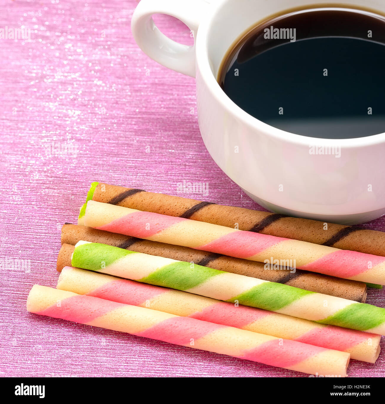 Coffee Biscuits Relax Representing Break Caffeine And Cafeteria Stock ...