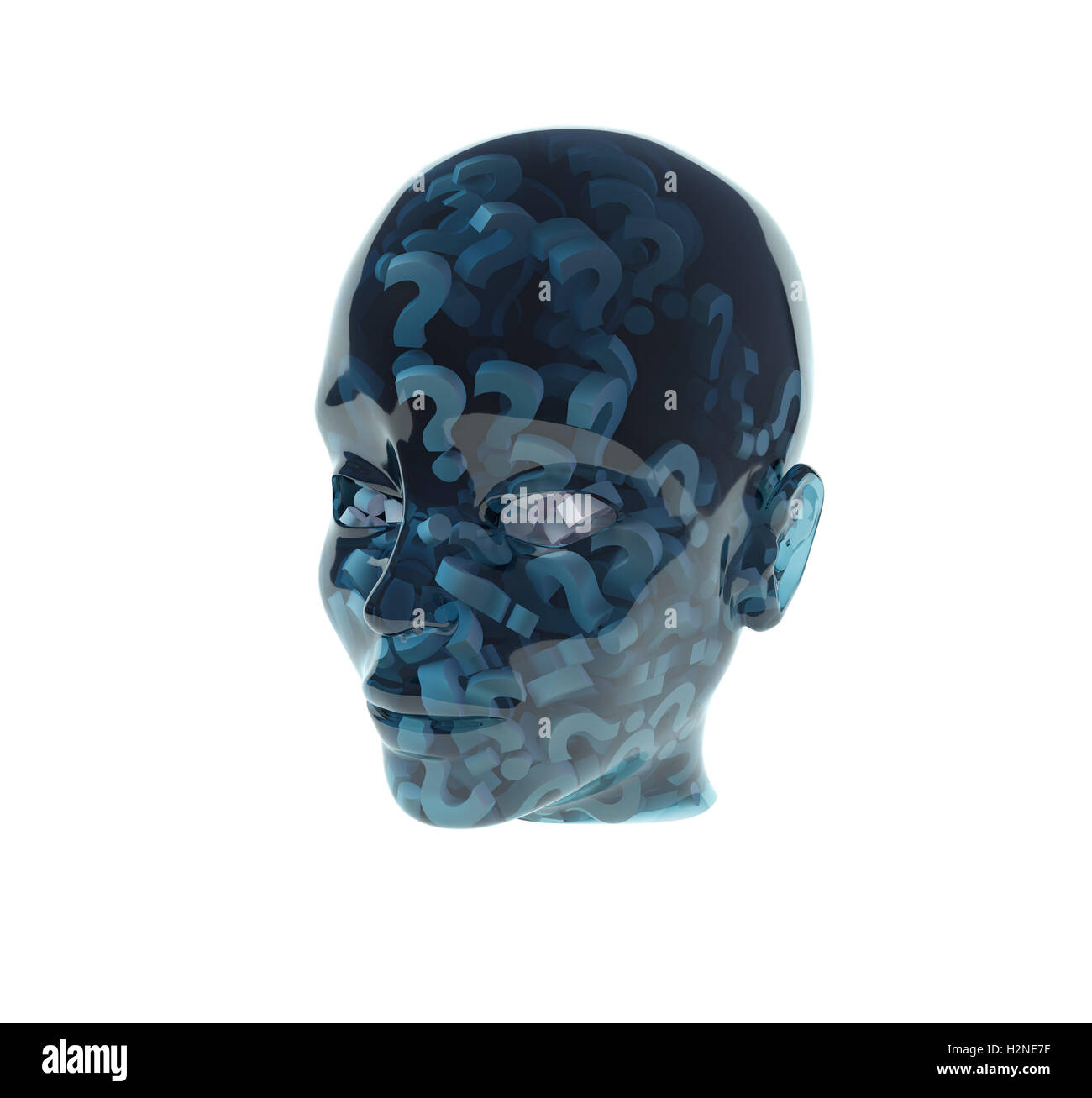 Human head model Cut Out Stock Images & Pictures - Alamy