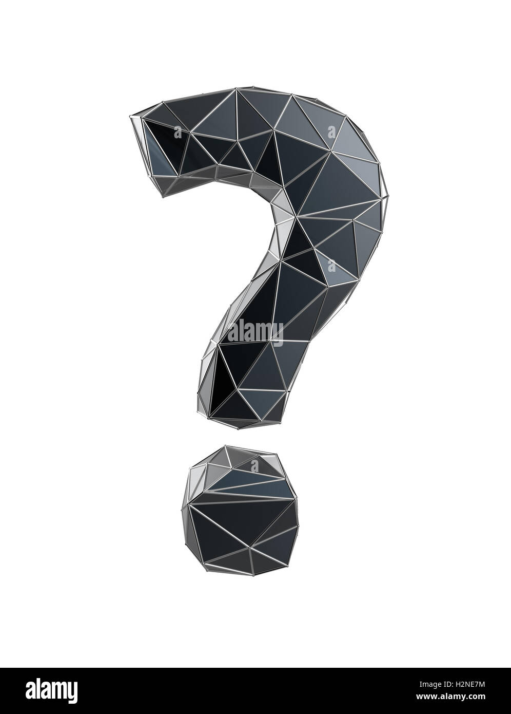 glass question mark Stock Photo - Alamy