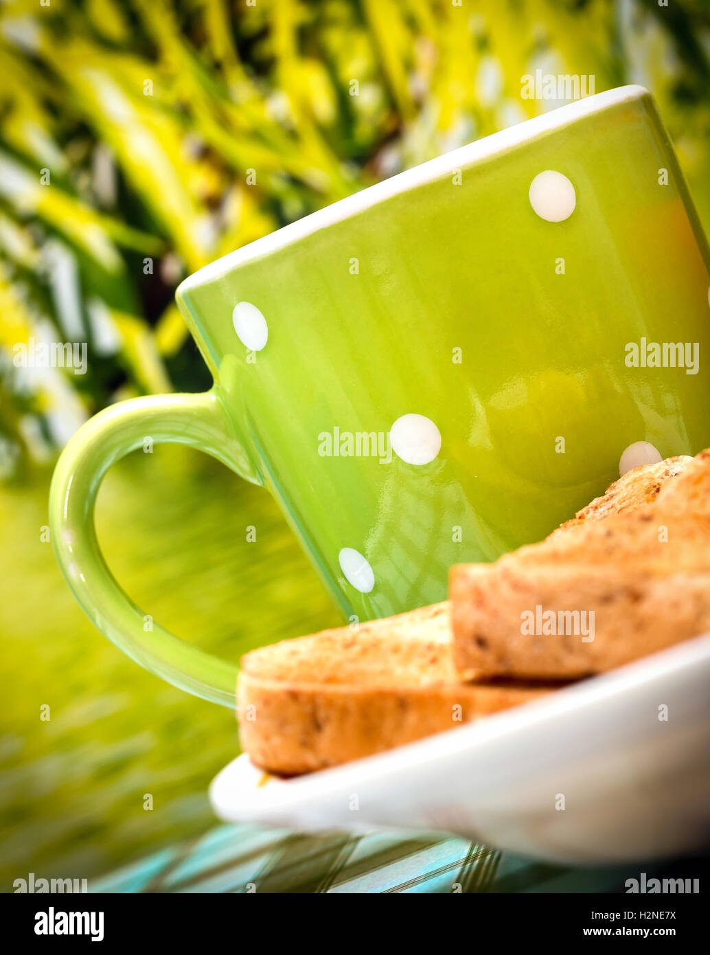 Outdoor Breakfast Toast Indicating Toasted Bread And Sliced Stock Photo ...