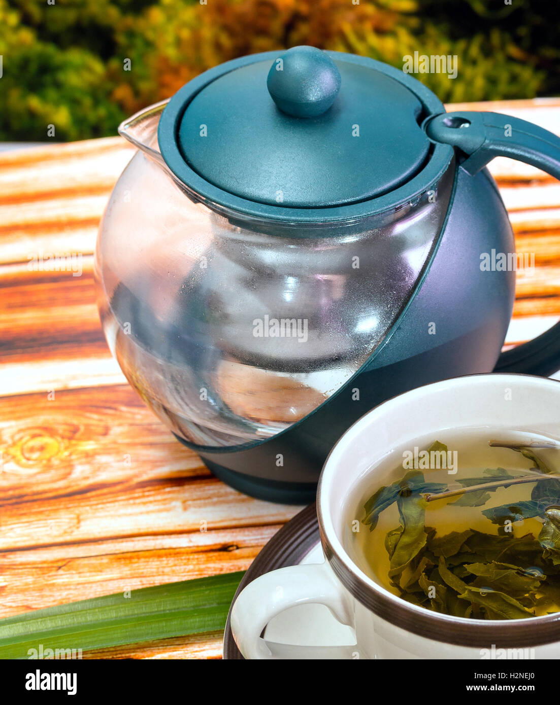 Green Tea Break Indicating Drinks Refreshment And Beverage Stock Photo ...