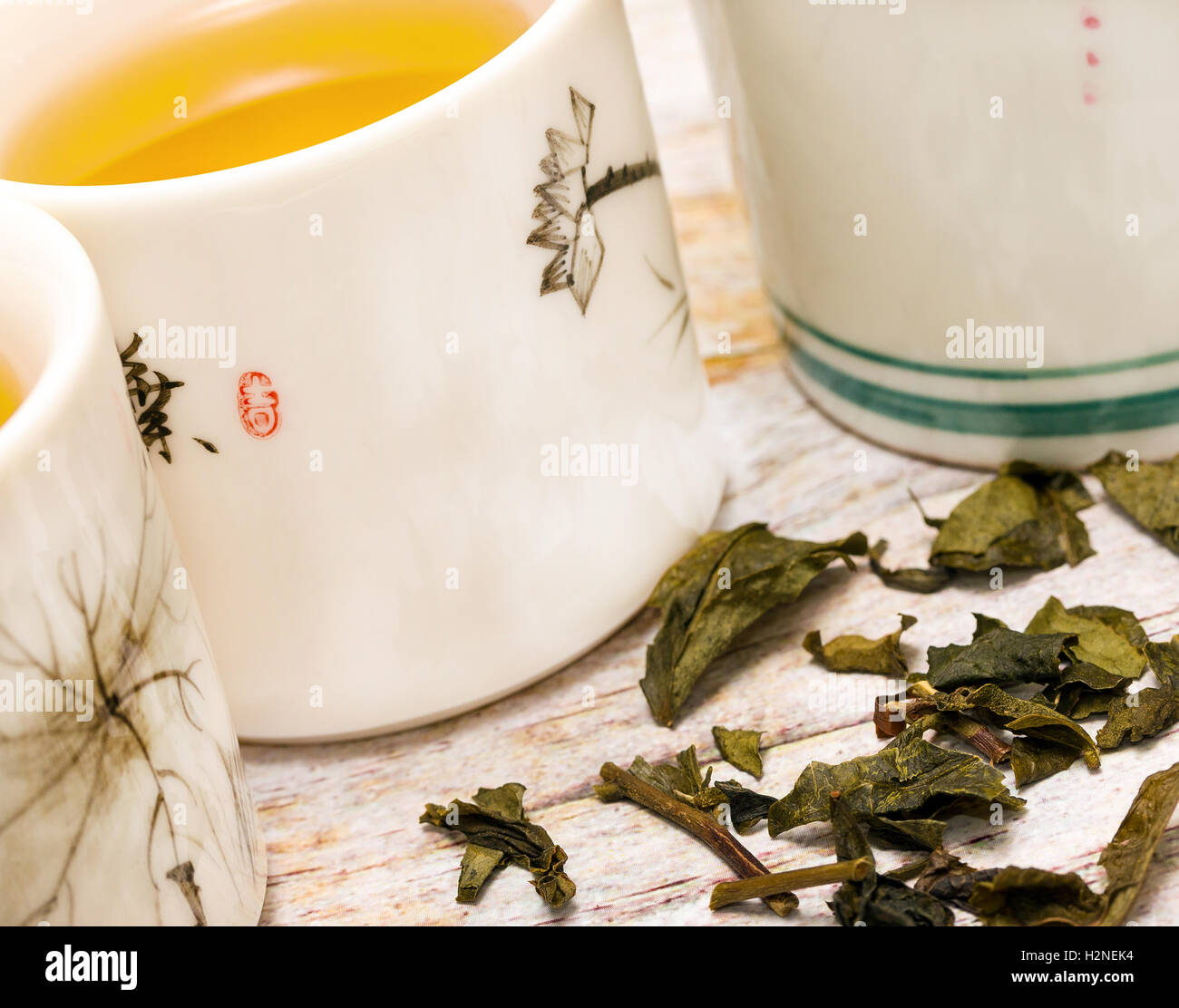 Refreshing Japanese Tea Showing Break Time And Refreshes Stock Photo ...