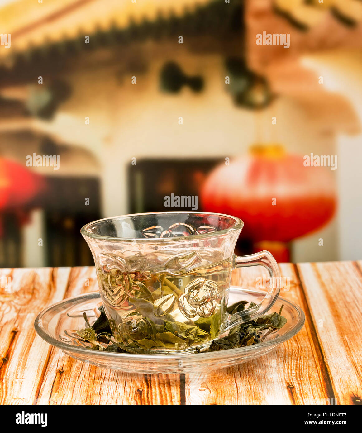 Hot China Tea Showing Beverage Asian And Drinks Stock Photo - Alamy