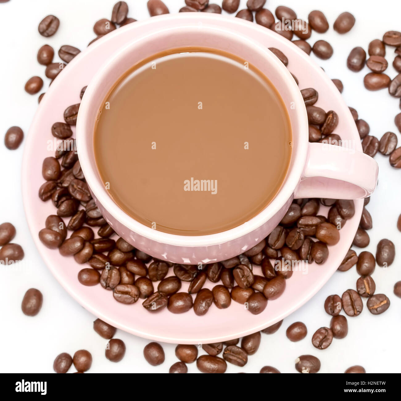 Coffee Beans Drink Representing Cafe Caffeine And Coffees Stock Photo ...