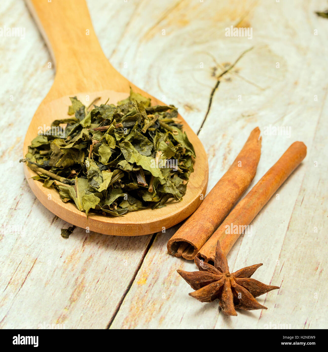 Green Tea Leaves Representing Drinks Refreshments And Beverages Stock ...