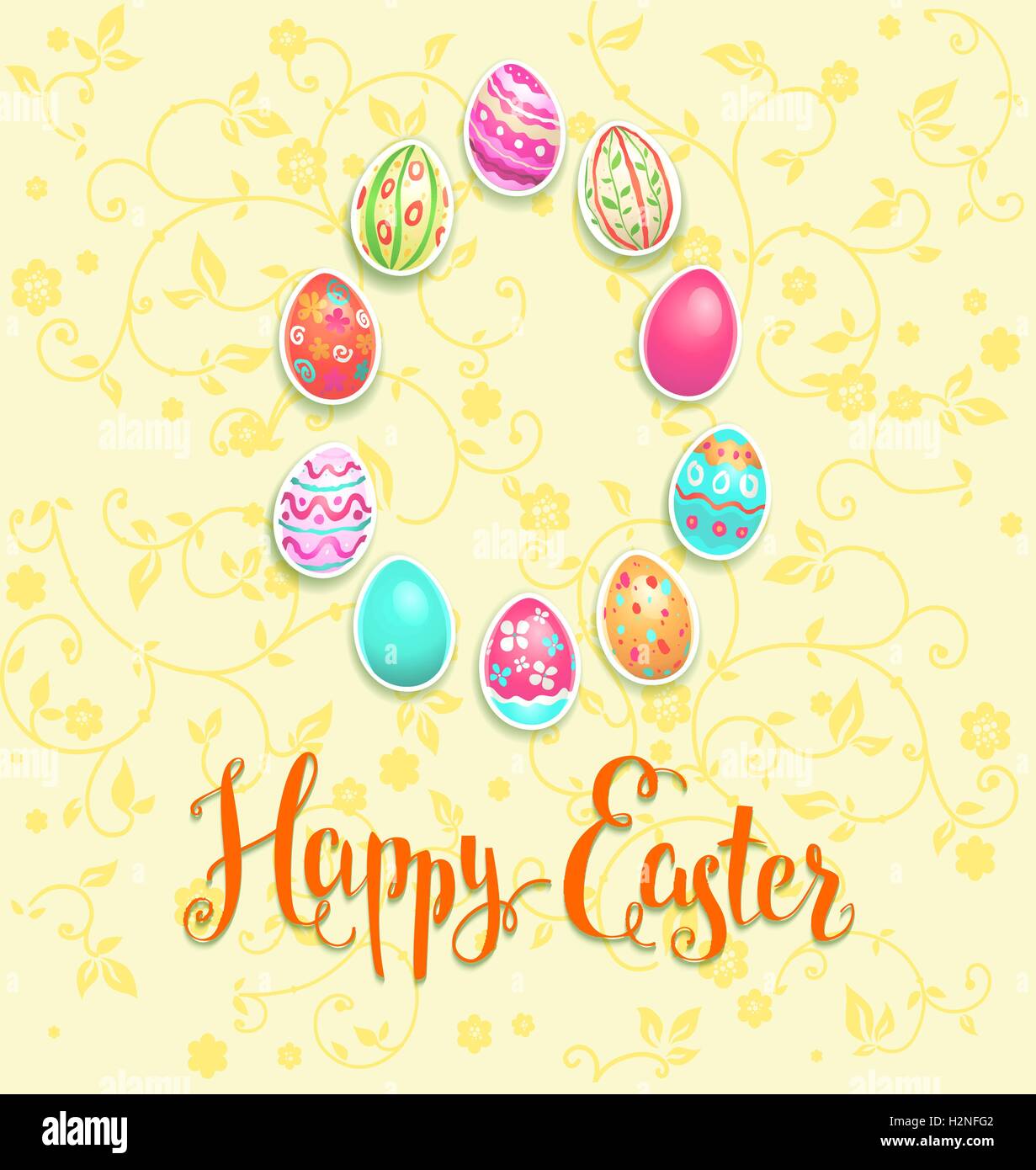Positive Easter card Stock Vector Image & Art - Alamy