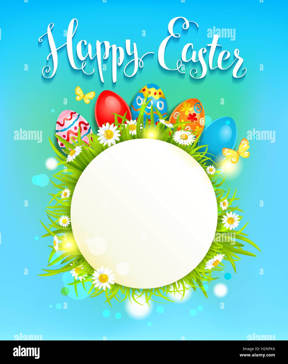 Sunny easter background Stock Vector Image & Art - Alamy
