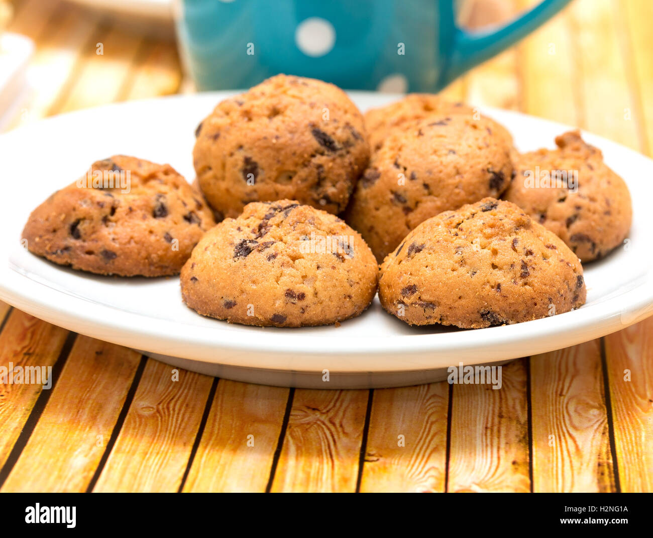 Relax With Coffee Representing Biscuit Drink And Bicky Stock Photo - Alamy
