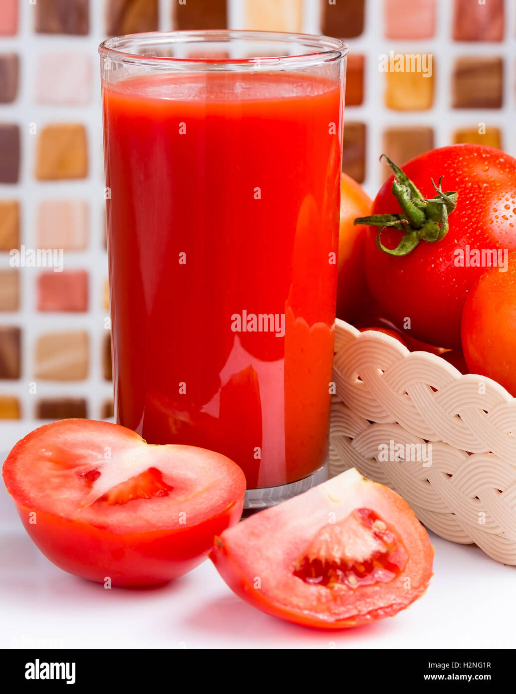 Refreshments with tomatoes hi-res stock photography and images - Alamy