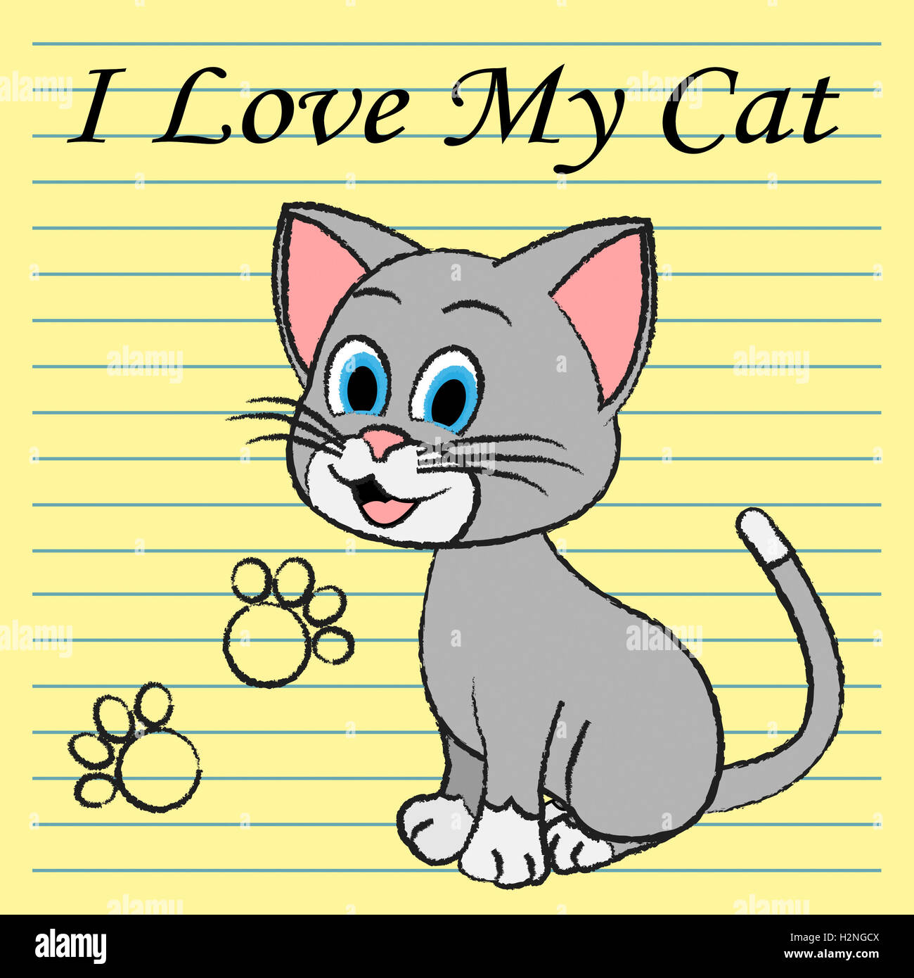 Love cats meaning pets loving hi-res stock photography and images - Alamy