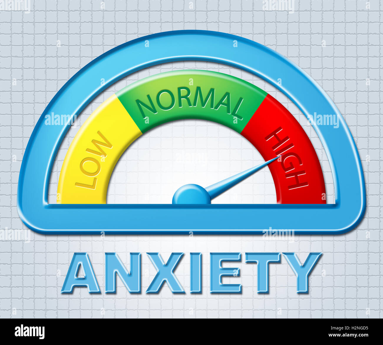 Agitation anxiety apprehension apprehensiveness hi-res stock ...