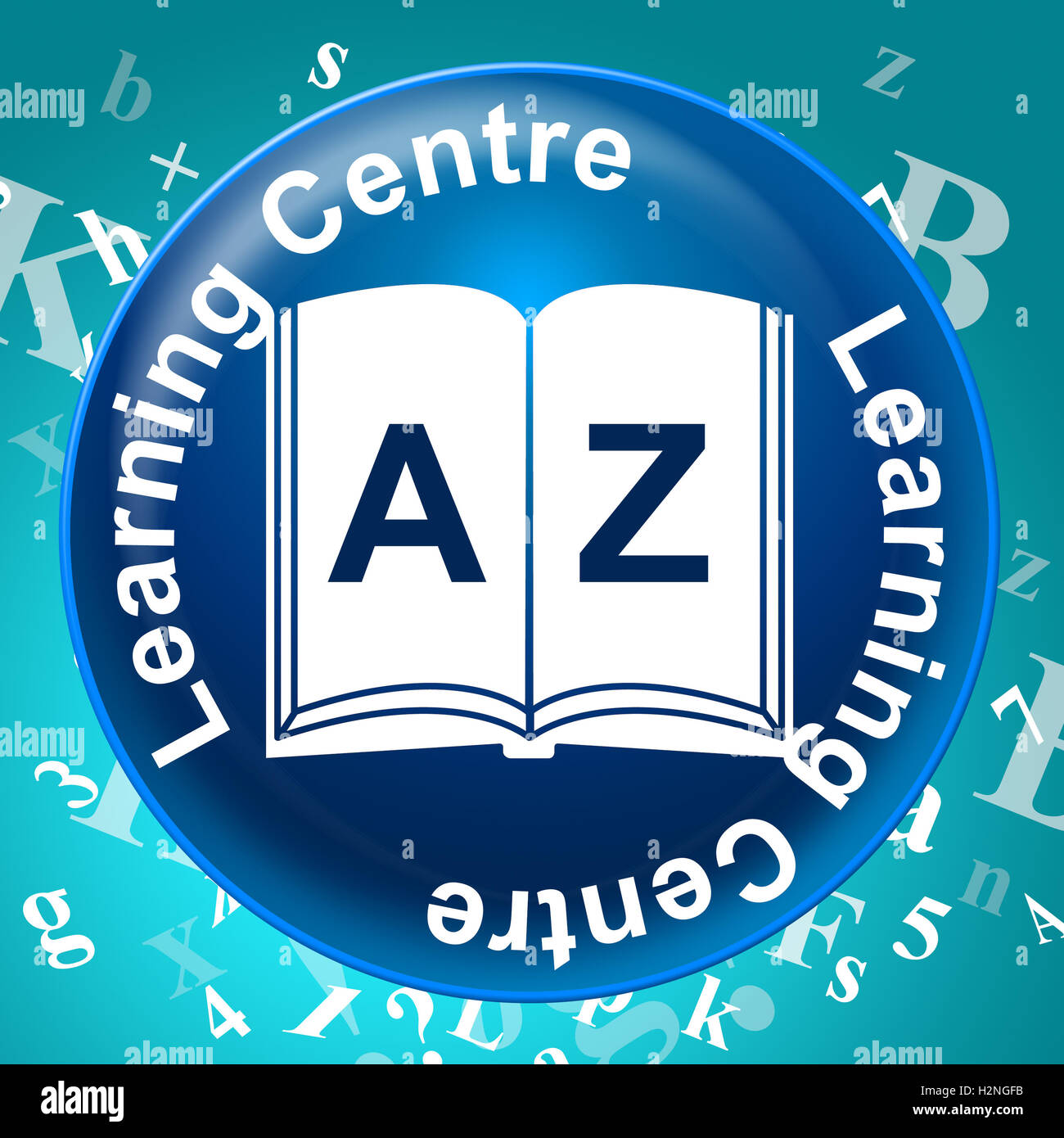 Learning Centre Representing School College And Educating Stock Photo ...