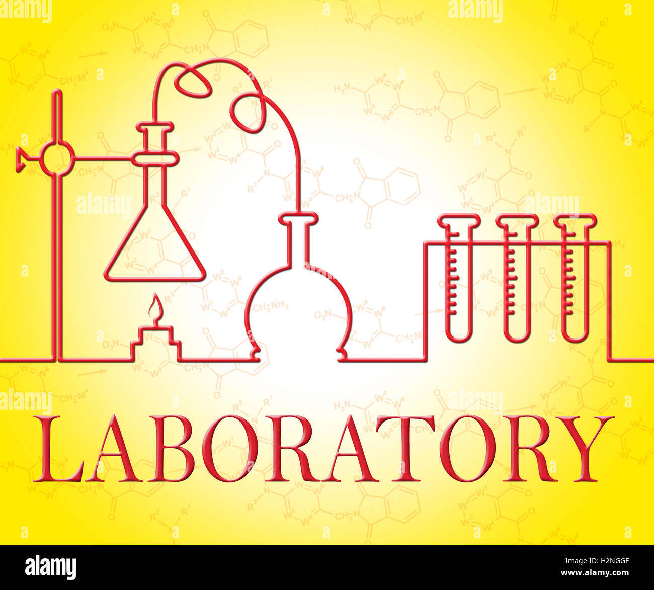 Research Laboratory Indicating Experiment Instruments And Chemist Stock ...