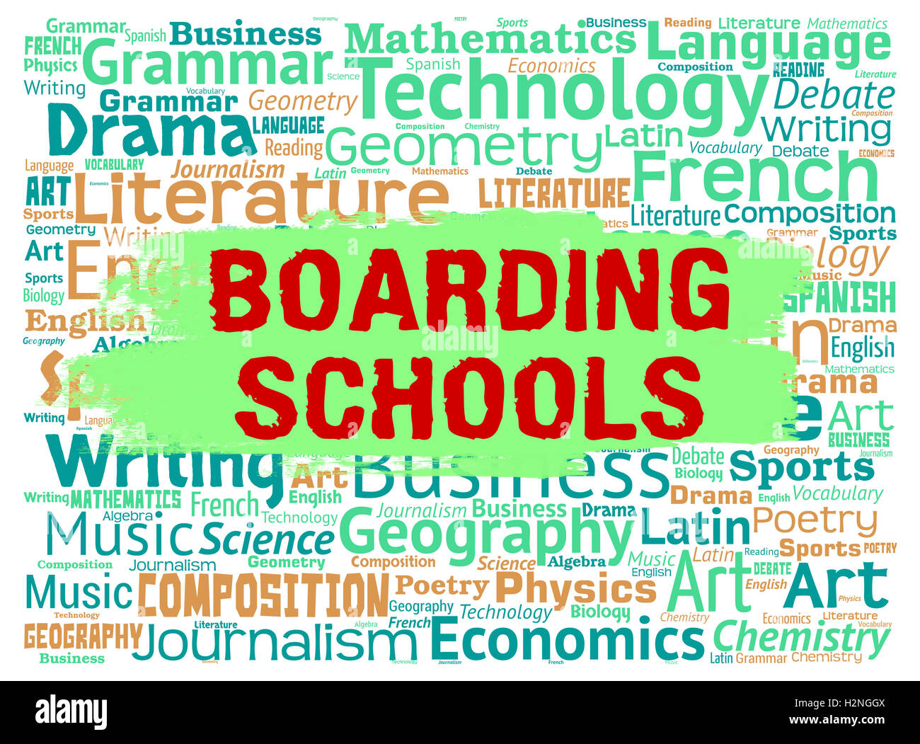 Boarding Schools Showing Education Dorms And Learning Stock Photo - Alamy