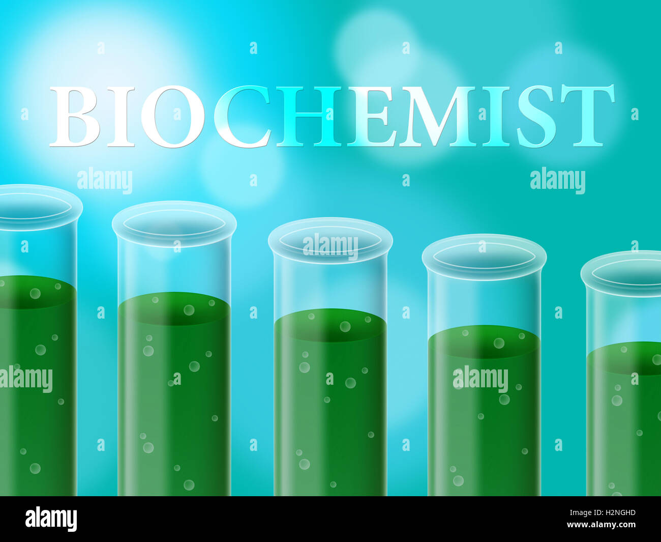 Biochemist Research Representing Studies Living And Lab Stock Photo - Alamy