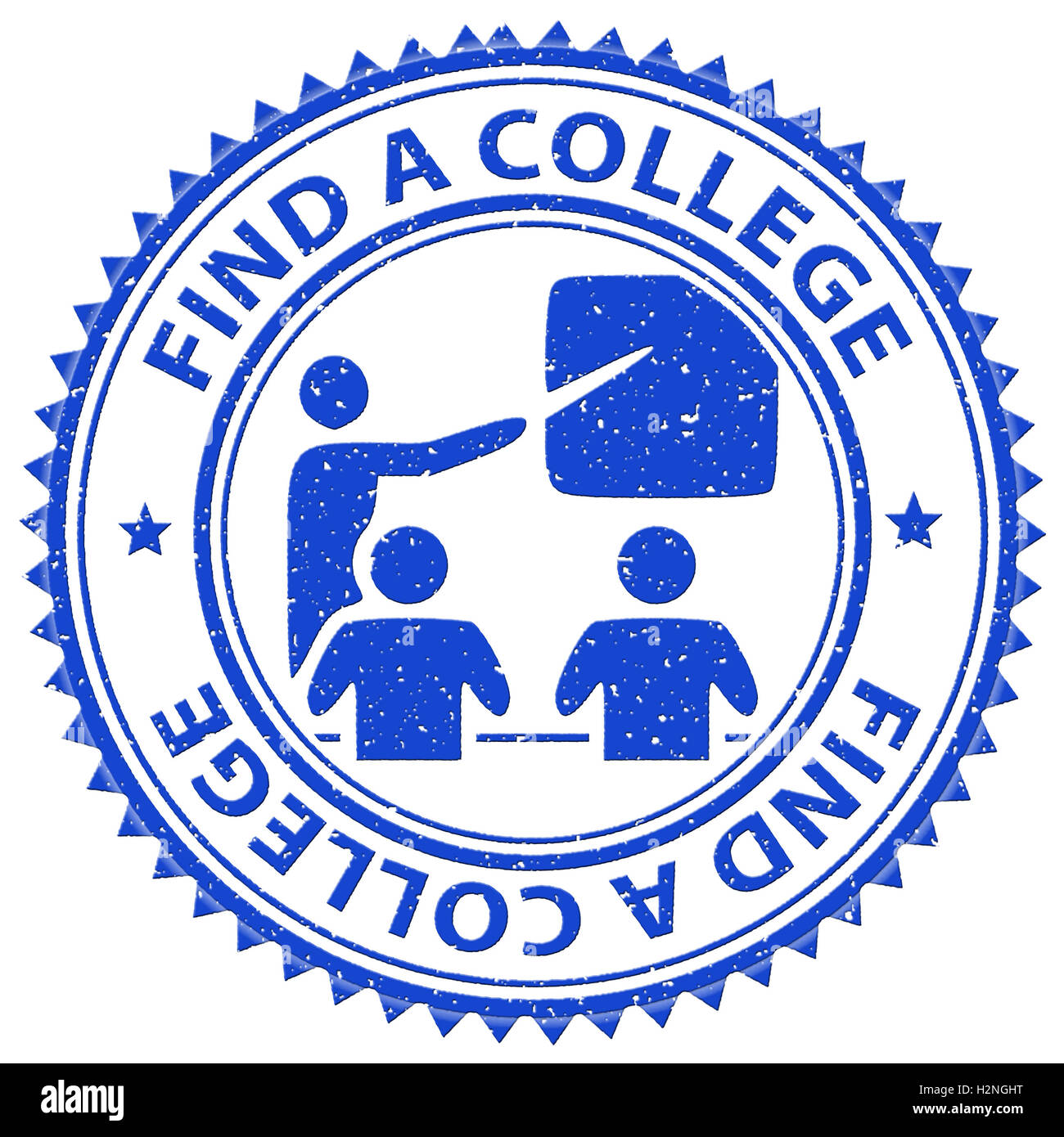 Find College Meaning Search Out And Educated Stock Photo - Alamy