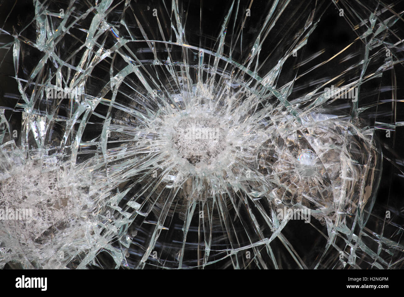 Shattered glass broken window hi-res stock photography and images - Alamy